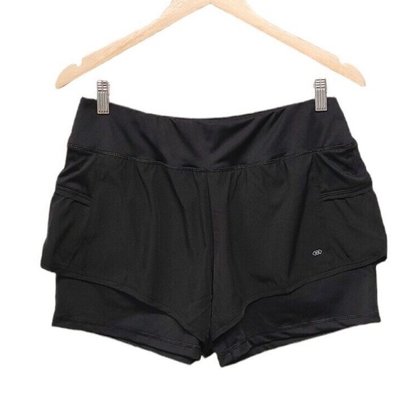 Leg3Nd | Shorts | Nwt Leg3nd Black High Rise Flexible Two In One ...